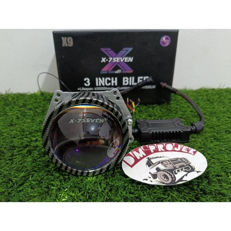 Jual bi-led x-7seven 3 inchi 100 wat laser original premium upgrade ...