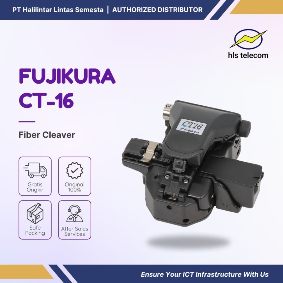 Jual FUJIKURA - CT16 Single Fiber Cleaver Alat Potong Fiber Optik | Garansi Resmi Distributor ...