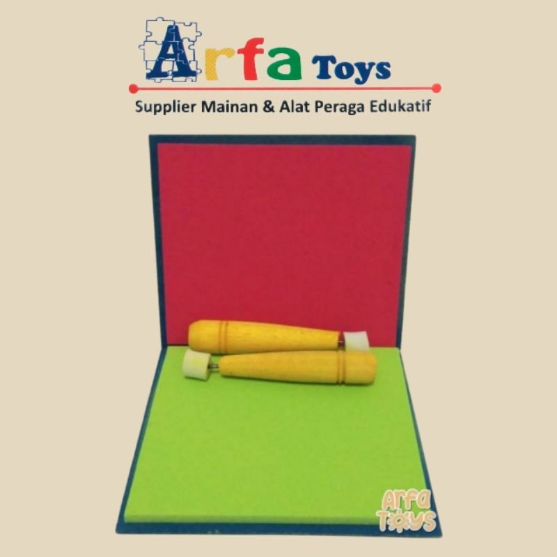 Jual ARFATOYS 2 (dua) set Alat/Jarum Mencocok dan Bantalan Alas Cocok ...