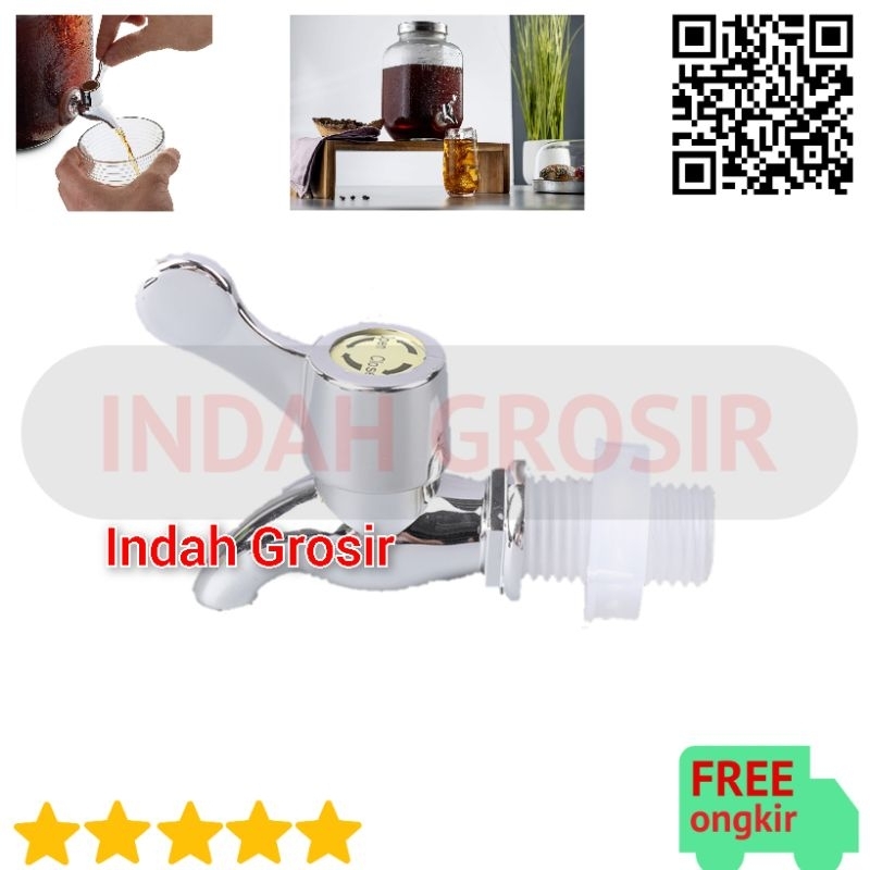 Jual KERAN dispenser KACA | KERAN JUS BELING | kran ANGGUR | Shopee ...