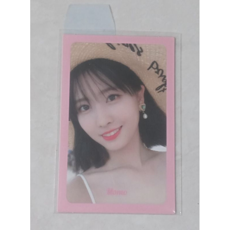 Jual Official Photocard PC Momo Twice Tupai Summer Nights Topi Border ...