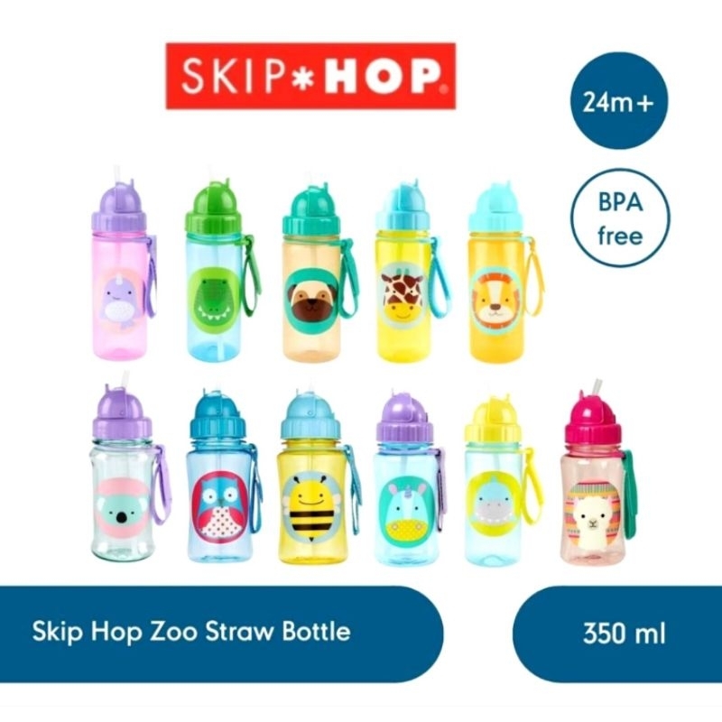 Jual SKIP HOP Zoo Straw Bottle - Botol Minum Anak SKIPHOP ORIGINAL ...