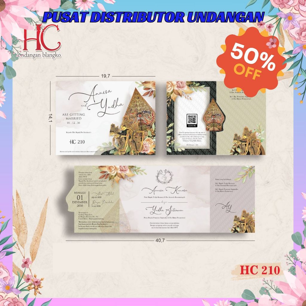 Jual BLANGKO UNDANGAN HC 210 | BLANGKO UNDANGAN MURAH | BLANGKO ...