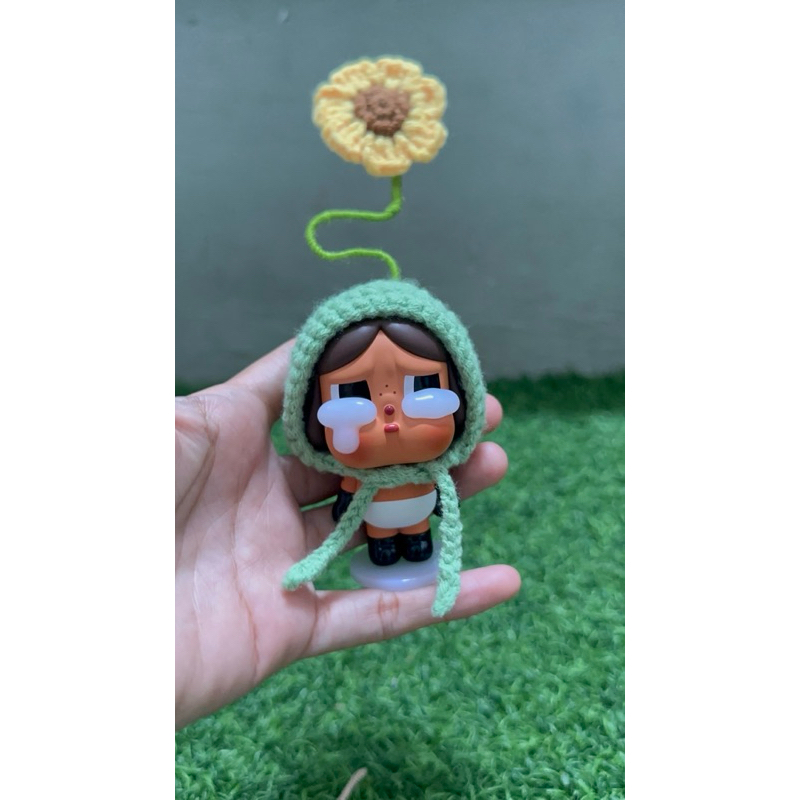 Jual Cute Keychain | TOPI CRY BABY RAJUT Crochet | Keychain Amigurumi ...