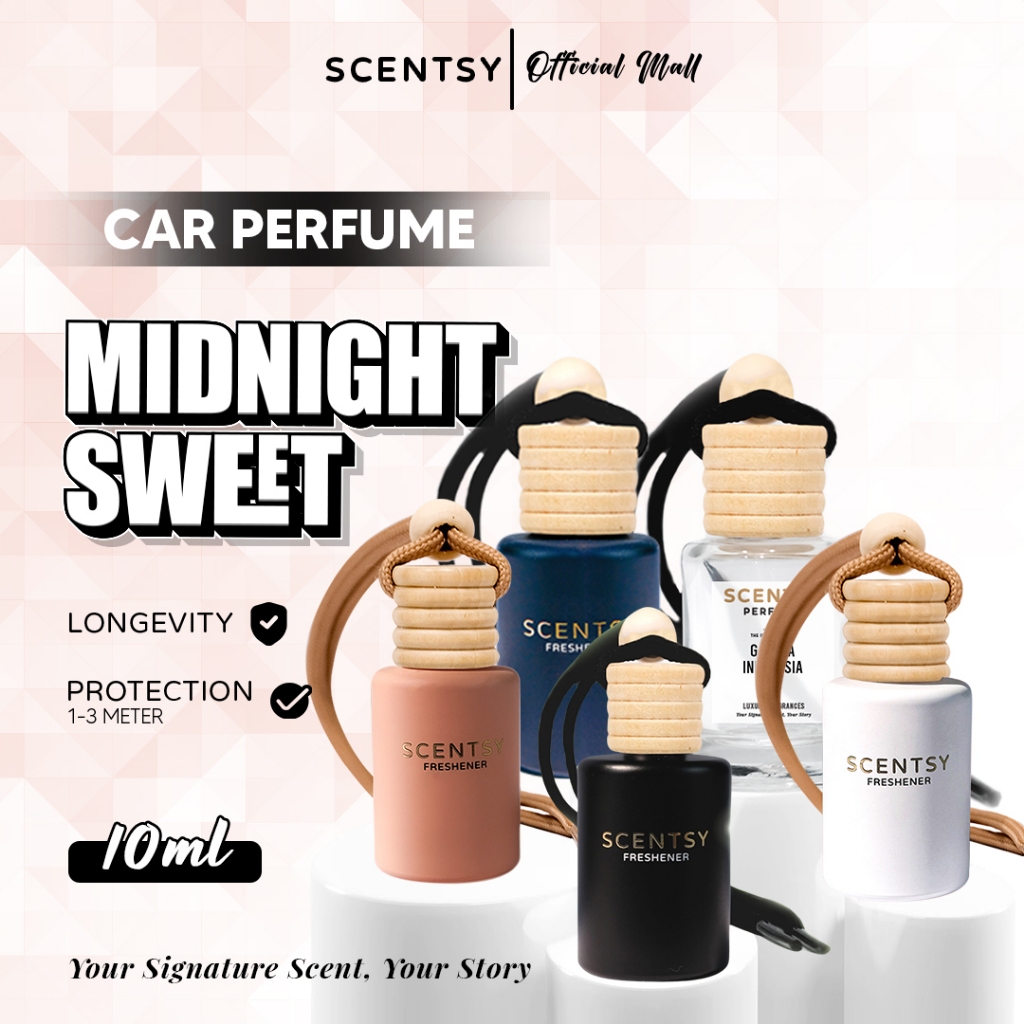 Jual SCENTSY Parfum Mobil MIDNIGHT SWEET Pengharum Anti Mual 10ml Pewangi Ruangan Kantor Toilet ...