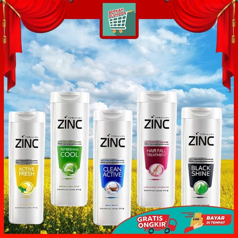 Jual ZINC SHAMPO KEMASAN BOTOL UKURAN 170 ML | Shopee Indonesia