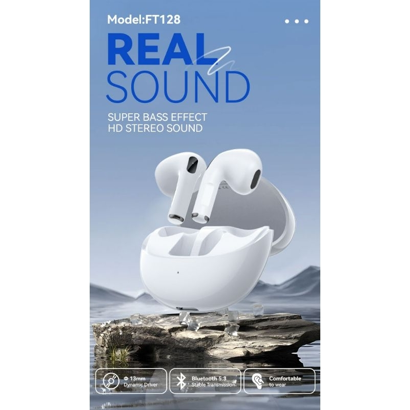 Jual Foomee FT128 TWS True Wireless Stereo HD Sound Earphone Bluetooth ...