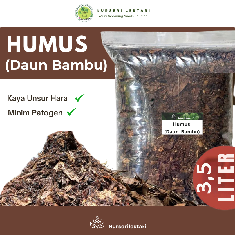 Jual Humus Daun Bambu Lapuk Fermentasi Media Tanam Tanaman Hias ...