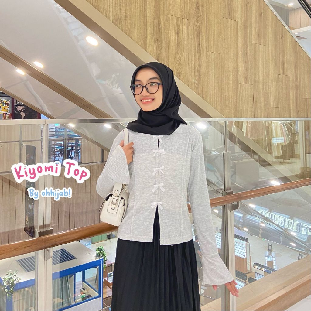 Jual Ohhijab-KIYOMI Ribbon Cardigan | Shopee Indonesia