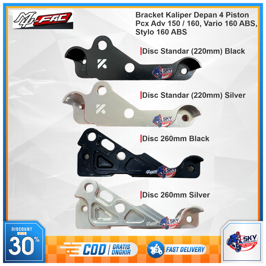 Jual Bracket Kaliper Depan Belakang 4 Piston 2 Piston Pcx 150 Pcx 160 ...