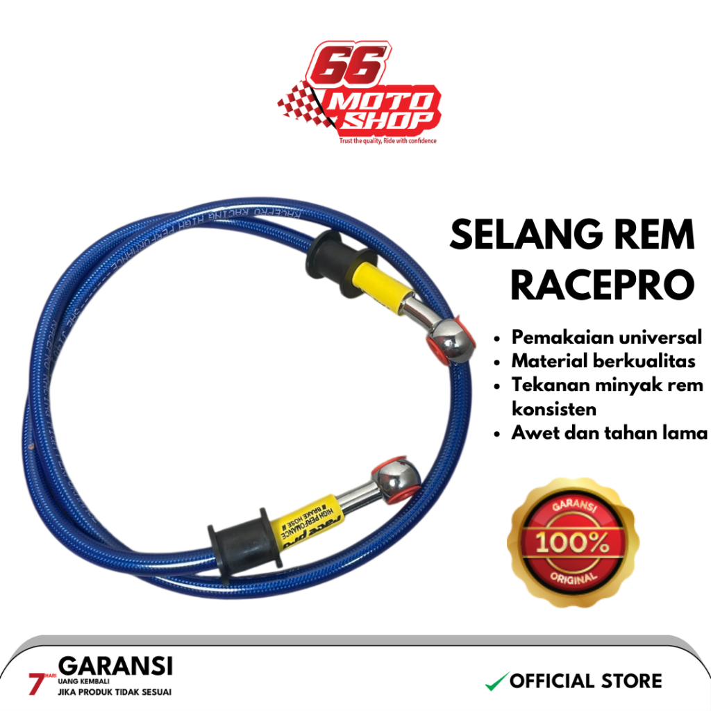 Jual SELANG REM RACEPRO BRAIDED original no kw | Shopee Indonesia