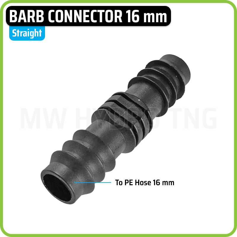 Jual Barb Connector 16 mm - Straight Joiner | Konektor Selang PE ...