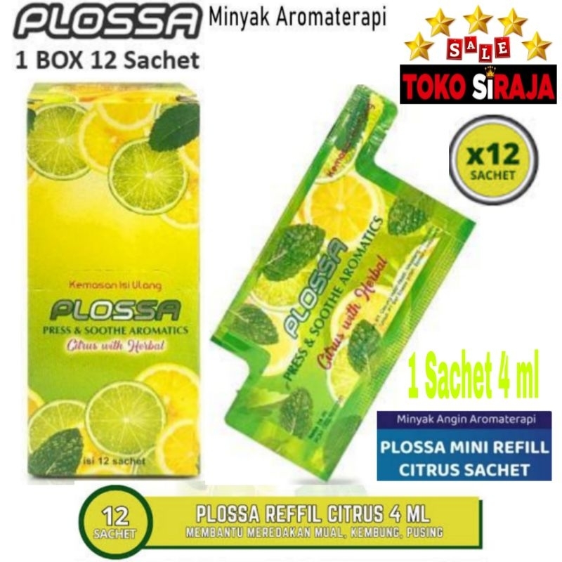 Jual 1 BOX 12 SACHET PLOSSA MINI REFILL CITRUS WITH HERBAL / PLOSSA ...