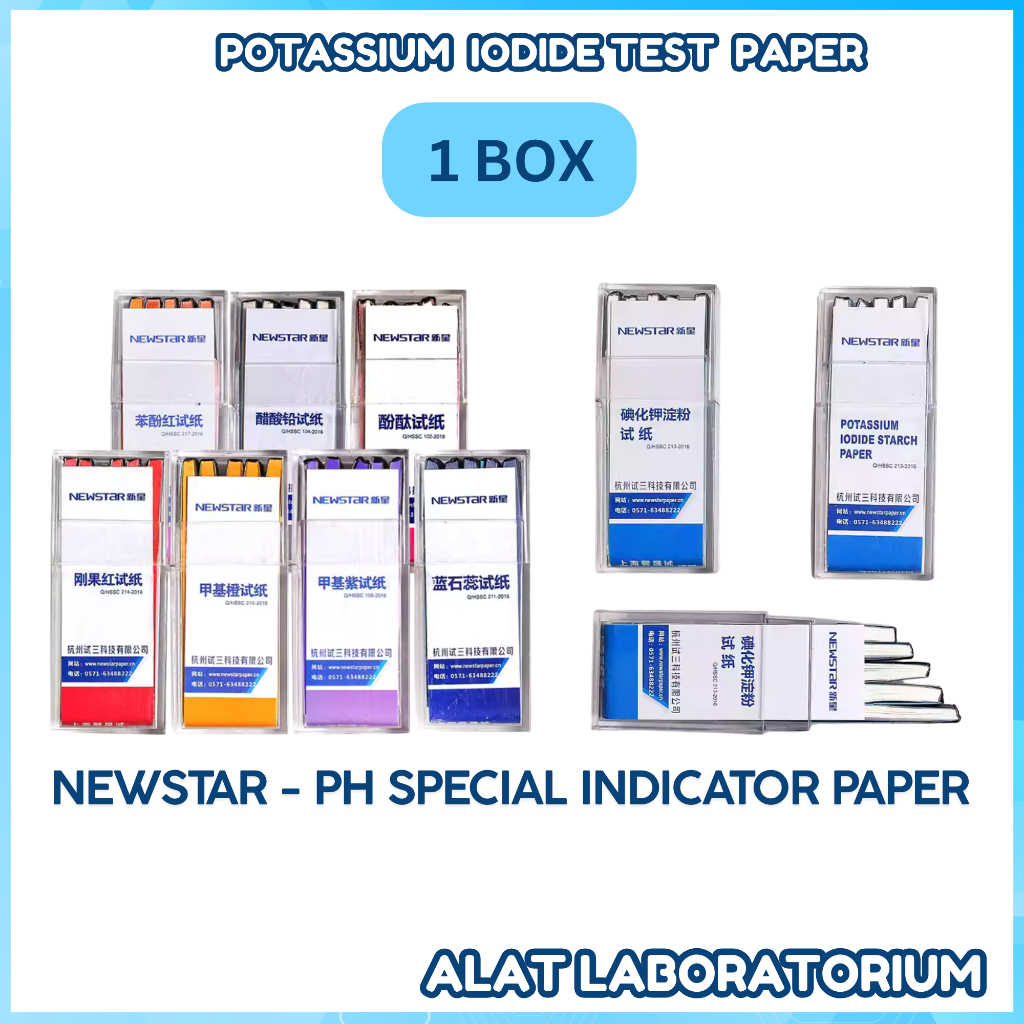 Jual KERTAS UJI POTASIUM IODIDA / POTASSIUM IODIDE TEST PAPER NEWSTAR ... Jual KERTAS UJI POTASIUM IODIDA / POTASSIUM IODIDE TEST PAPER NEWSTAR ...