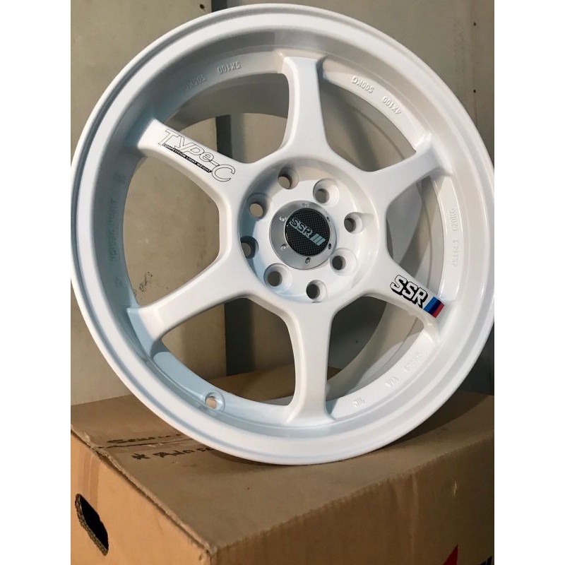 Jual velg SSR Type C R15 PCD 4/100 4/114 1set(4pcs) velg | Shopee Indonesia