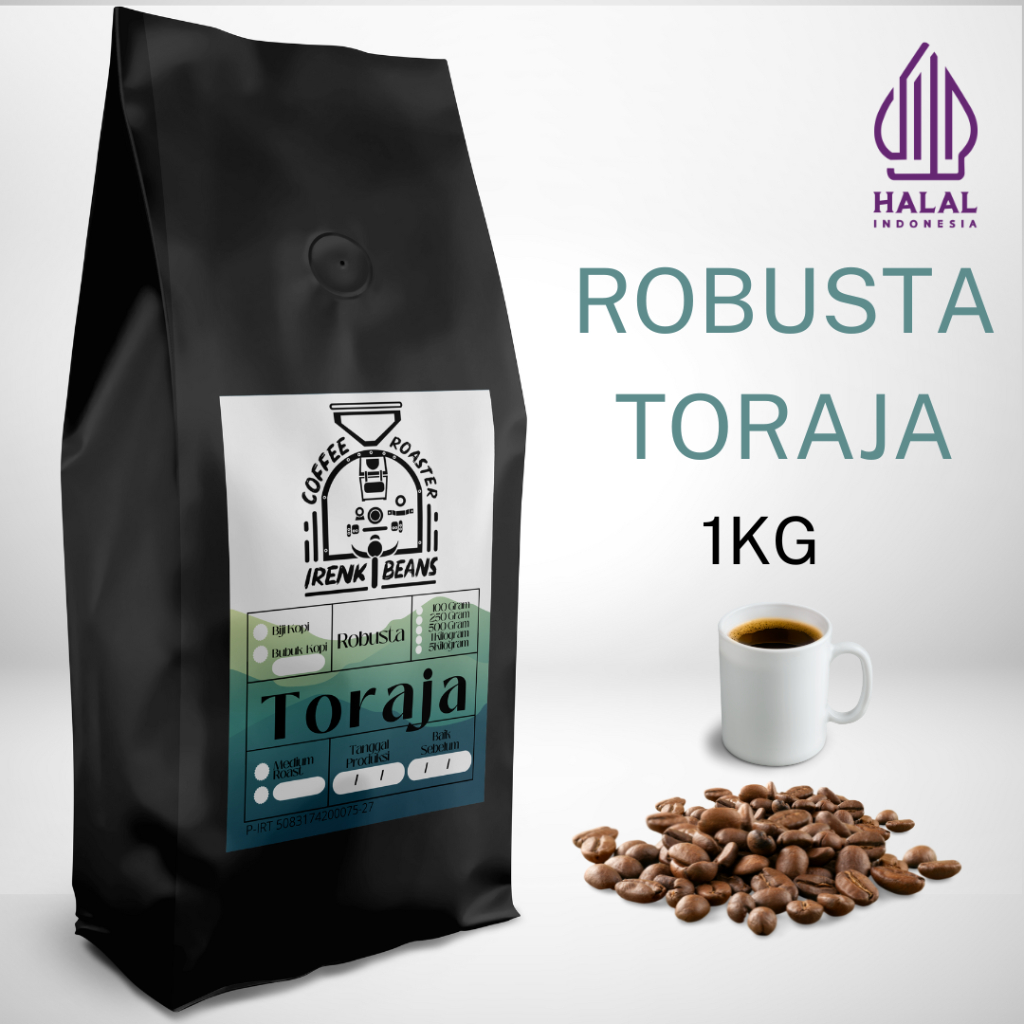 Jual Kopi Robusta Toraja 1000g 1kg Biji Bubuk | Shopee Indonesia