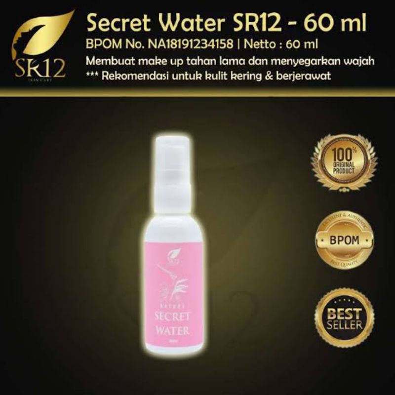 Jual Nature Secret Water 60 ml by Sr12 | Shopee Indonesia
