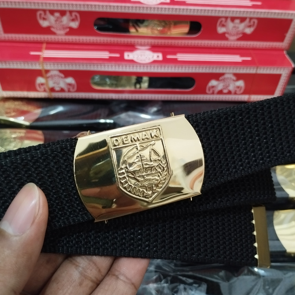 Jual Ikat pinggang logo kabupaten Demak / sabuk gesper demak [ foto ...