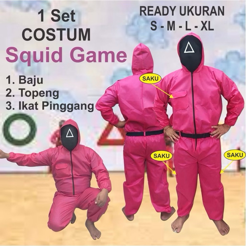 Jual baju squid game XXL dan XXXL jumbo | Shopee Indonesia