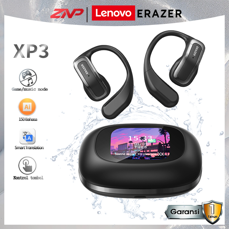 Jual ZNP X Lenovo ERAZER XP3 TWS Headset Bluetooth V5.4 Wireless ...