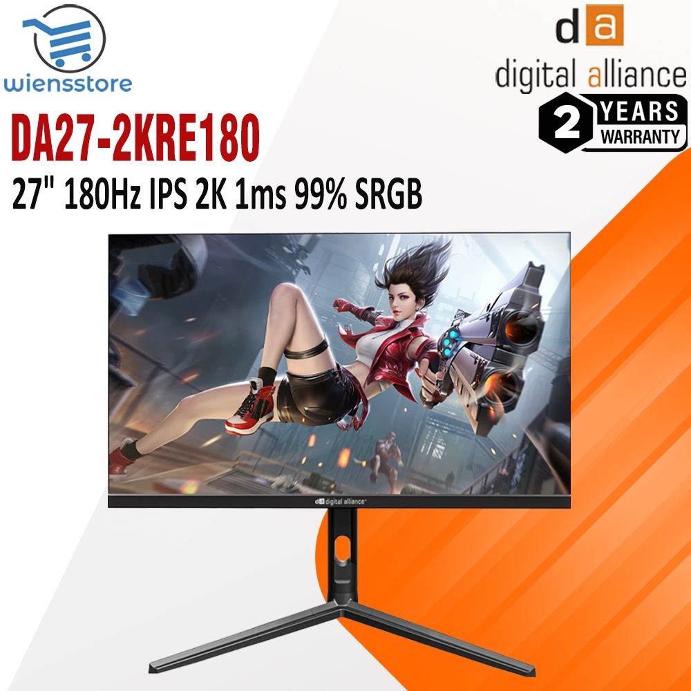 Jual Monitor LED Digital Alliance 27" 180Hz IPS 2K 1ms 99% SRGB DA27 ...