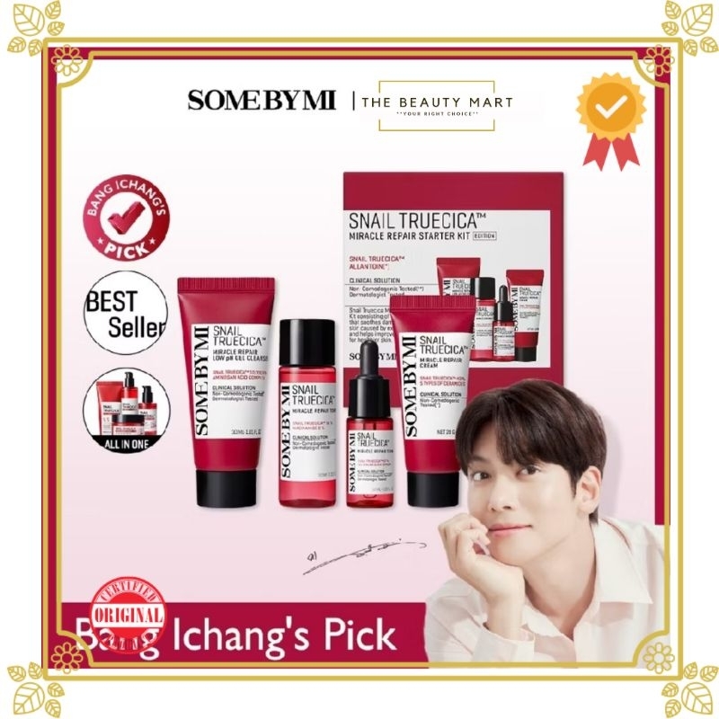 Jual SOMEBYMI Some By Mi Snail Truecica Repair Starter Kit isi 4EA ...