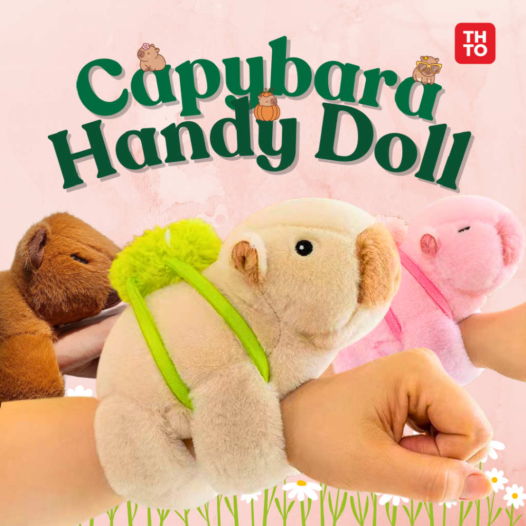 Jual THTO Boneka Bulu Capybara Handy Doll Plushie Tangan Tas Lucu Model ...