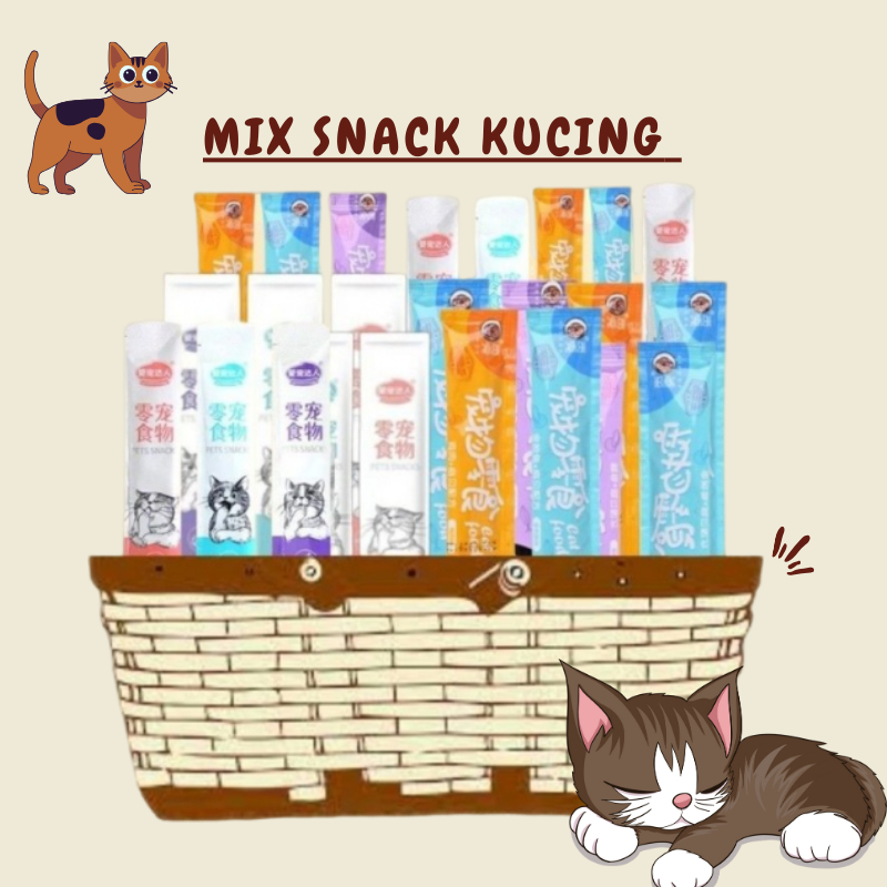 Jual 500gr pcs Cat Strip Creamy Snack Kucing /Makanan Kucing Adult ...