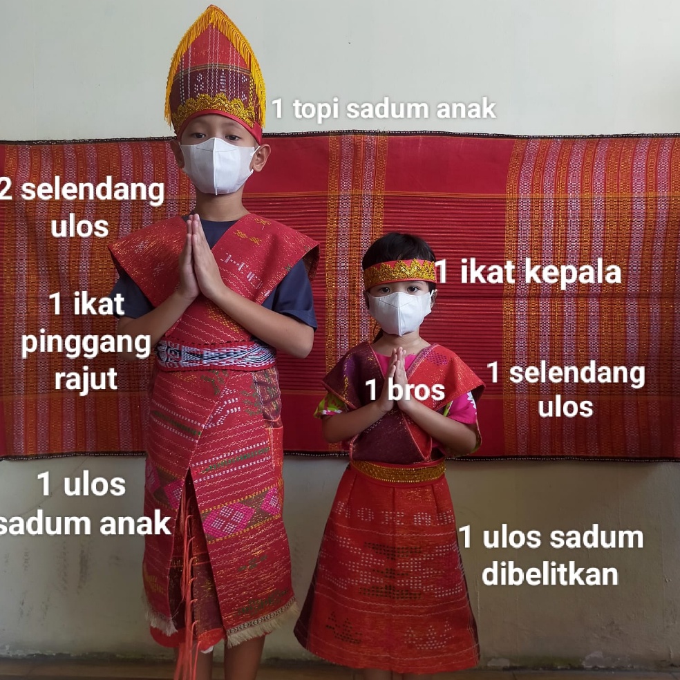Jual Terbagus Baju adat batak baju daerah baju etnik pakaian adat batak ...