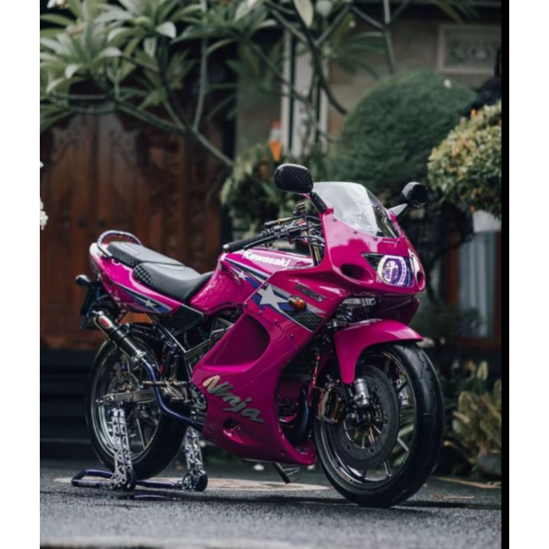 Jual setriping sticker ninja rr old custom transparan | Shopee Indonesia