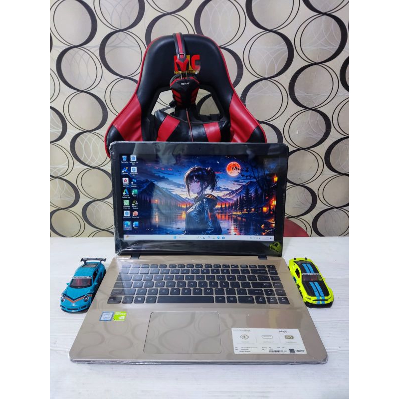 Jual Laptop Gaming Design ASUS VIVOBOOK X442UF-308 SLIM [DUAL VGA NVIDIA] | Shopee Indonesia