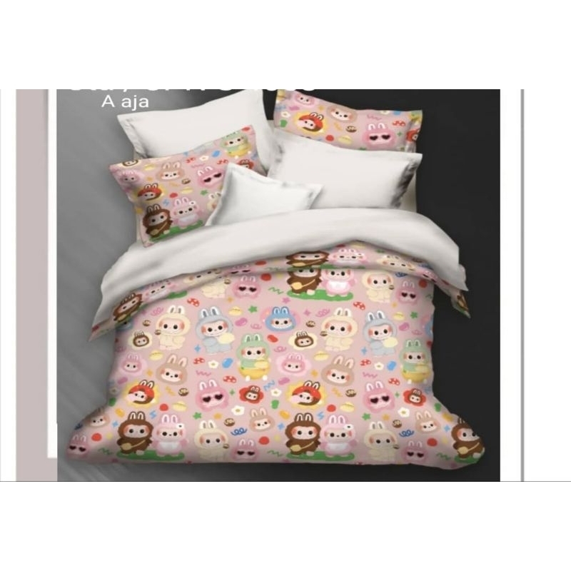 Jual sprei labubu katun jepang (120×200×28) | Shopee Indonesia