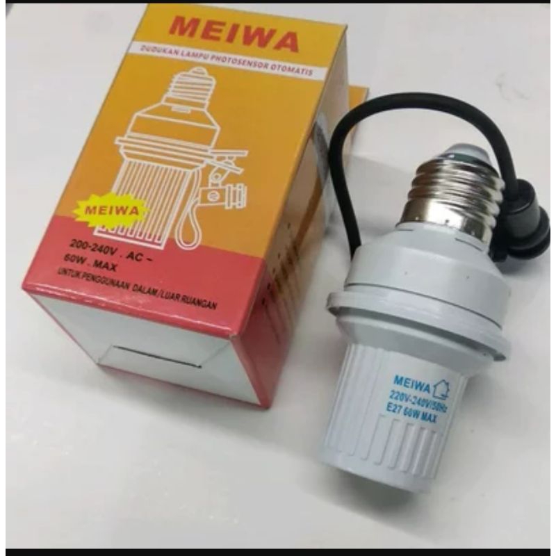 Jual FITTING SENSOR CAHAYA E27 MEIWA ( SIANG MALAM ) | Shopee Indonesia