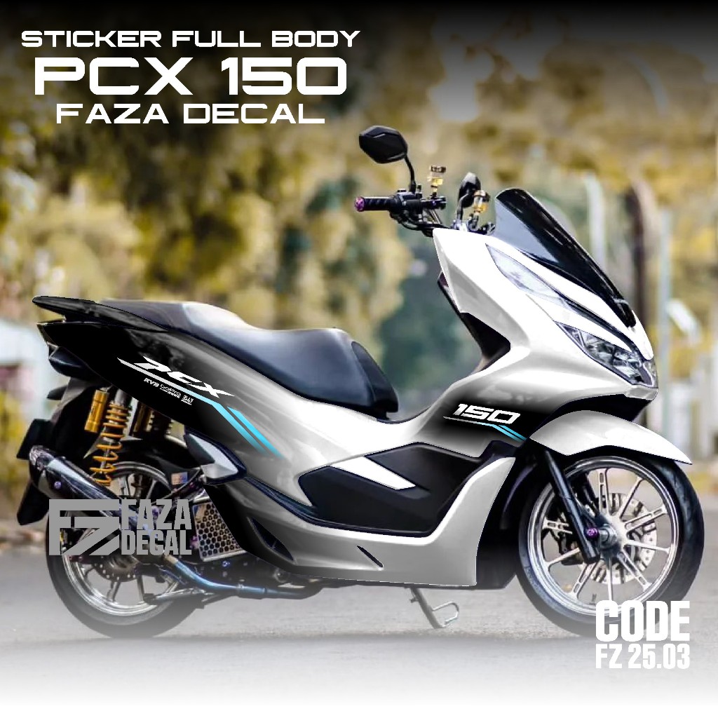 Jual FAZA DECAL - COD Decal Sticker PCX 150 Full Body Grafis Gradasi ...