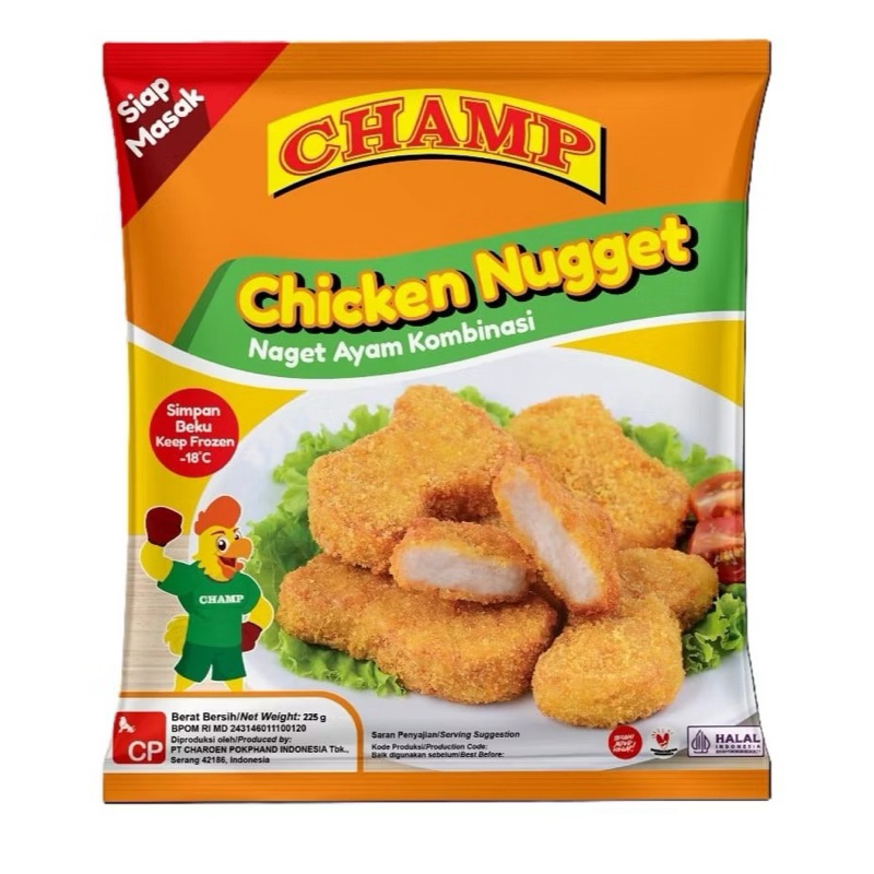 Jual Champ nugget KOMBINASI 225gr | Shopee Indonesia