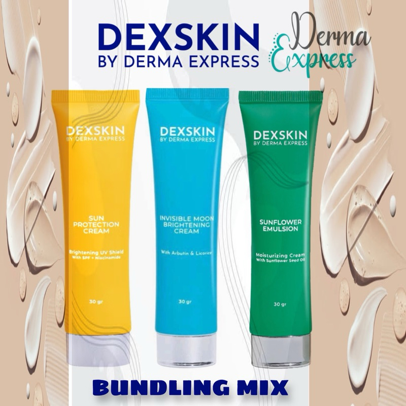 Jual Dexskin By Derma Express Bundling Triple Mix ( Sun Protection ...