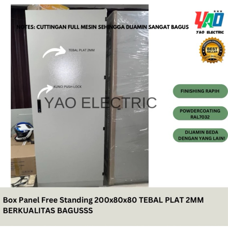 Jual Box panel Free Standing 200x80x80 2000x800x800 Tebal plat 2MM ...