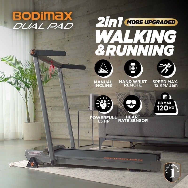 Jual Bodimax Dual Pad - Running Pad NEW UPGRADE | Shopee Indonesia