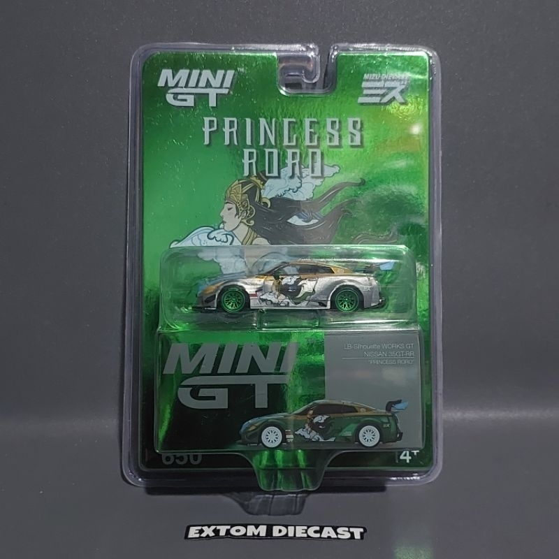 Jual Mini GT x Mizu Diecast Nissan Skyline R35 LBWK Princess Roro Chase ...