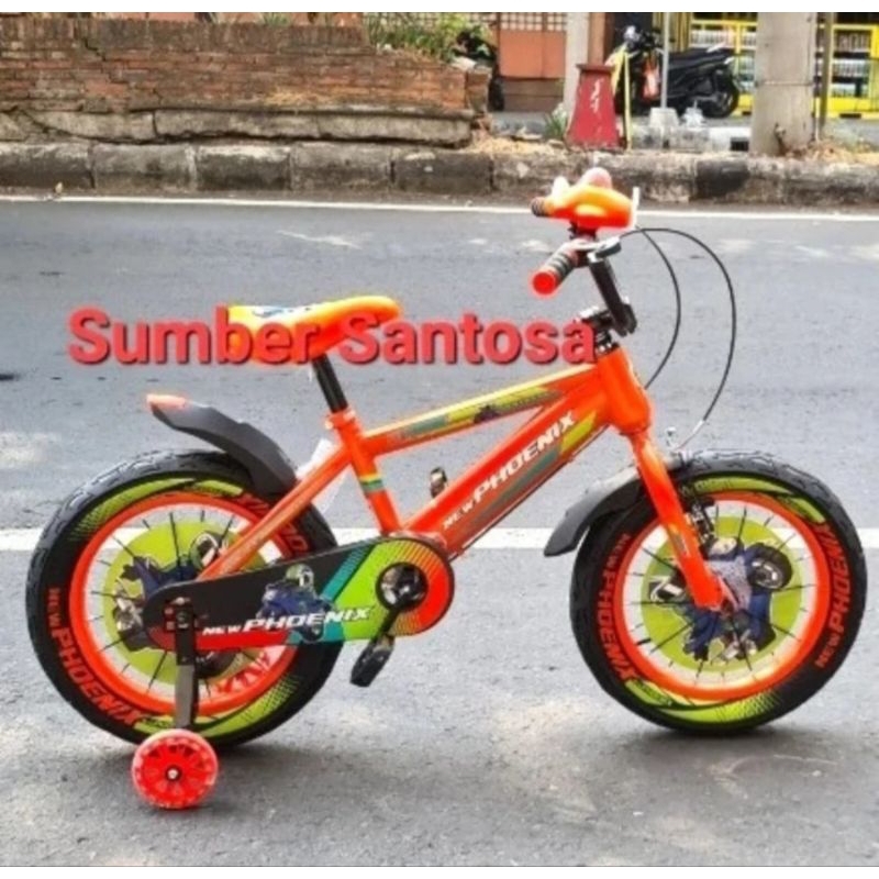 Jual SEPEDA ANAK BMX PHOENIX BAN JUMBO 16 INCH MUSIK PESAWAT | Shopee ...