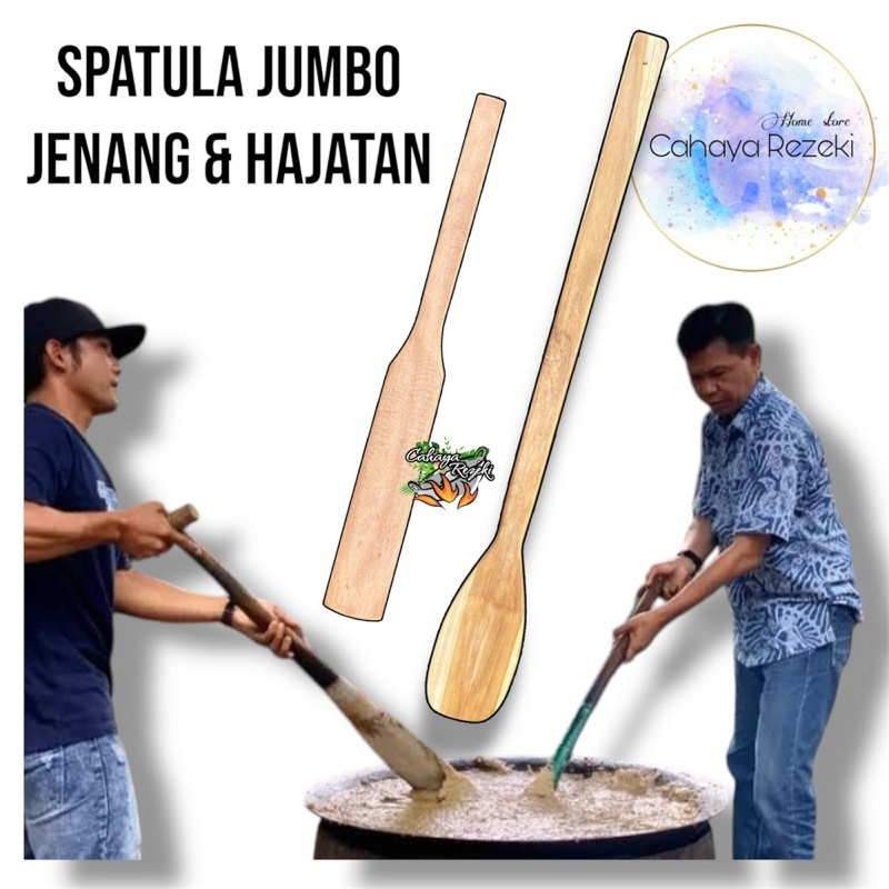 Jual Spatula Jumbo Jenang lot lod / pengaduk Spatula Jenang ketan ...