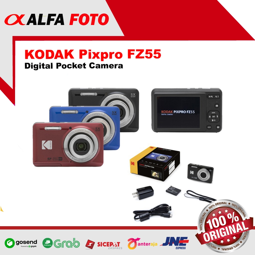 Jual Kodak PIXPRO FZ55 Digital Camera - Kodak PIXPRO FZ 55 Pocket Camera | Shopee Indonesia