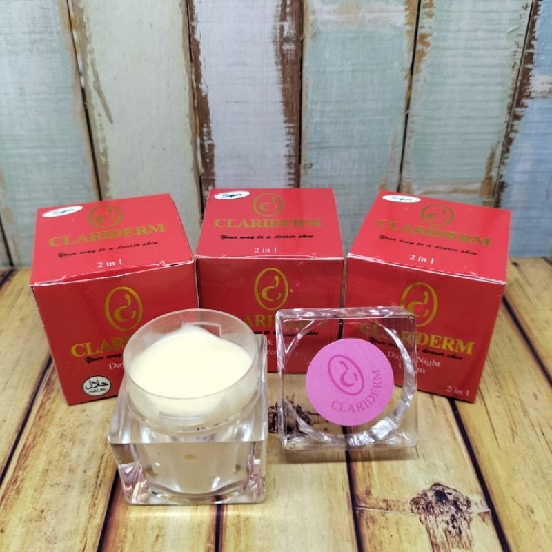 Jual CREAM CLARIDERM SUPER ORIGINAL 2IN1 / Claridem Super Day And Night ...