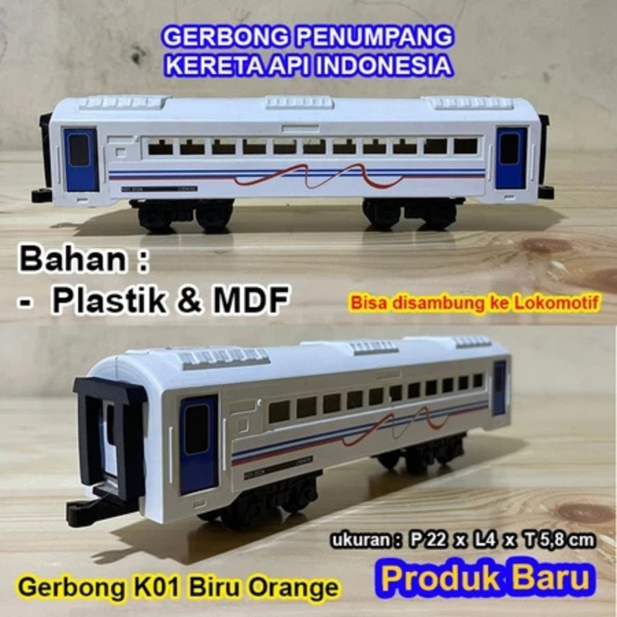 Jual Kereta Api Indonesia Seri Gerbong kereta- KA 01 BIRU | Shopee ...