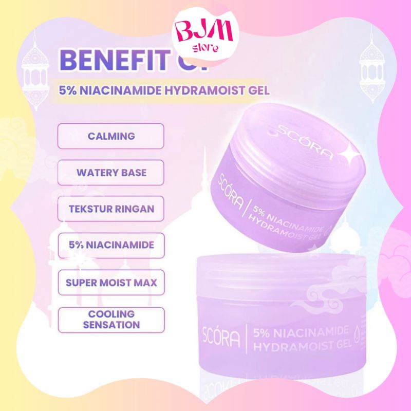 Jual SCORA MOISTURIZER || SCORA 5% Niacinamide Hydramoist Gel 40ml ...