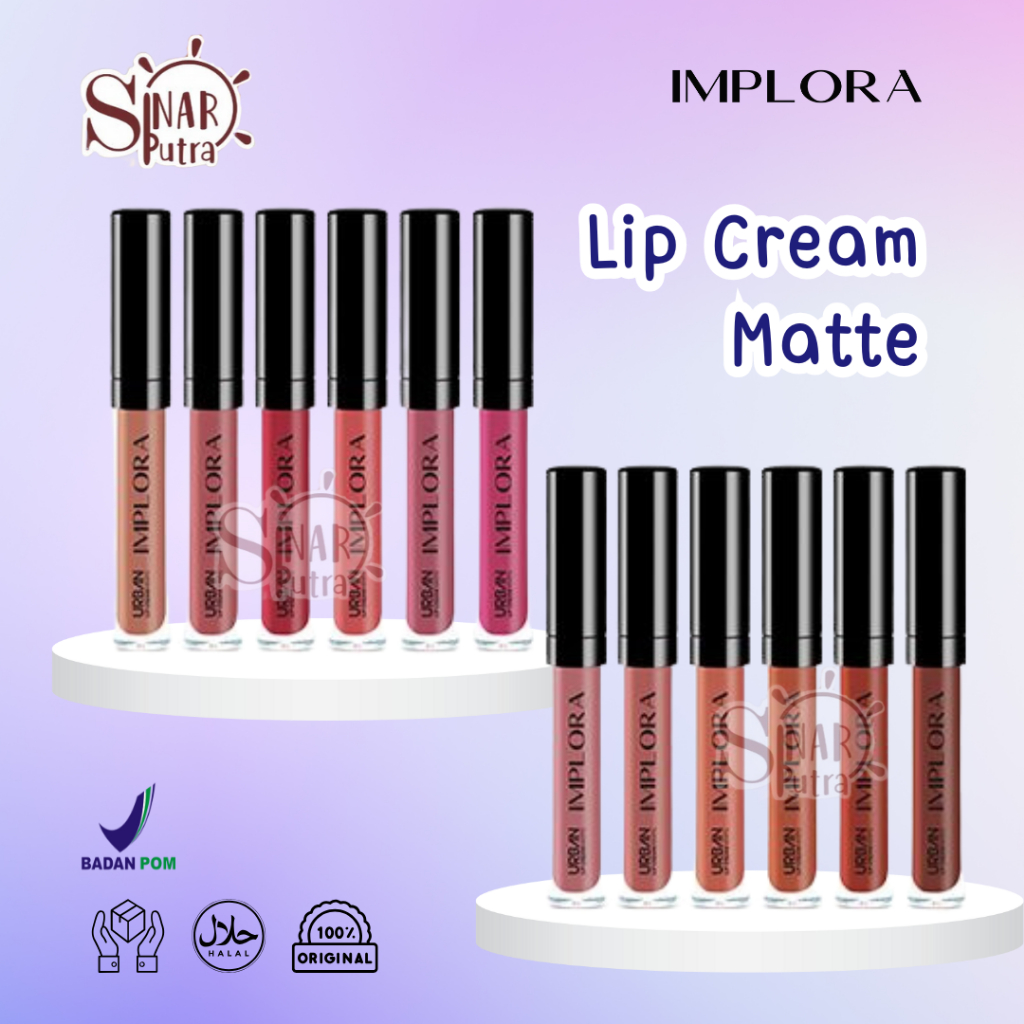 Jual Implora Lip Matte Cream | Shopee Indonesia