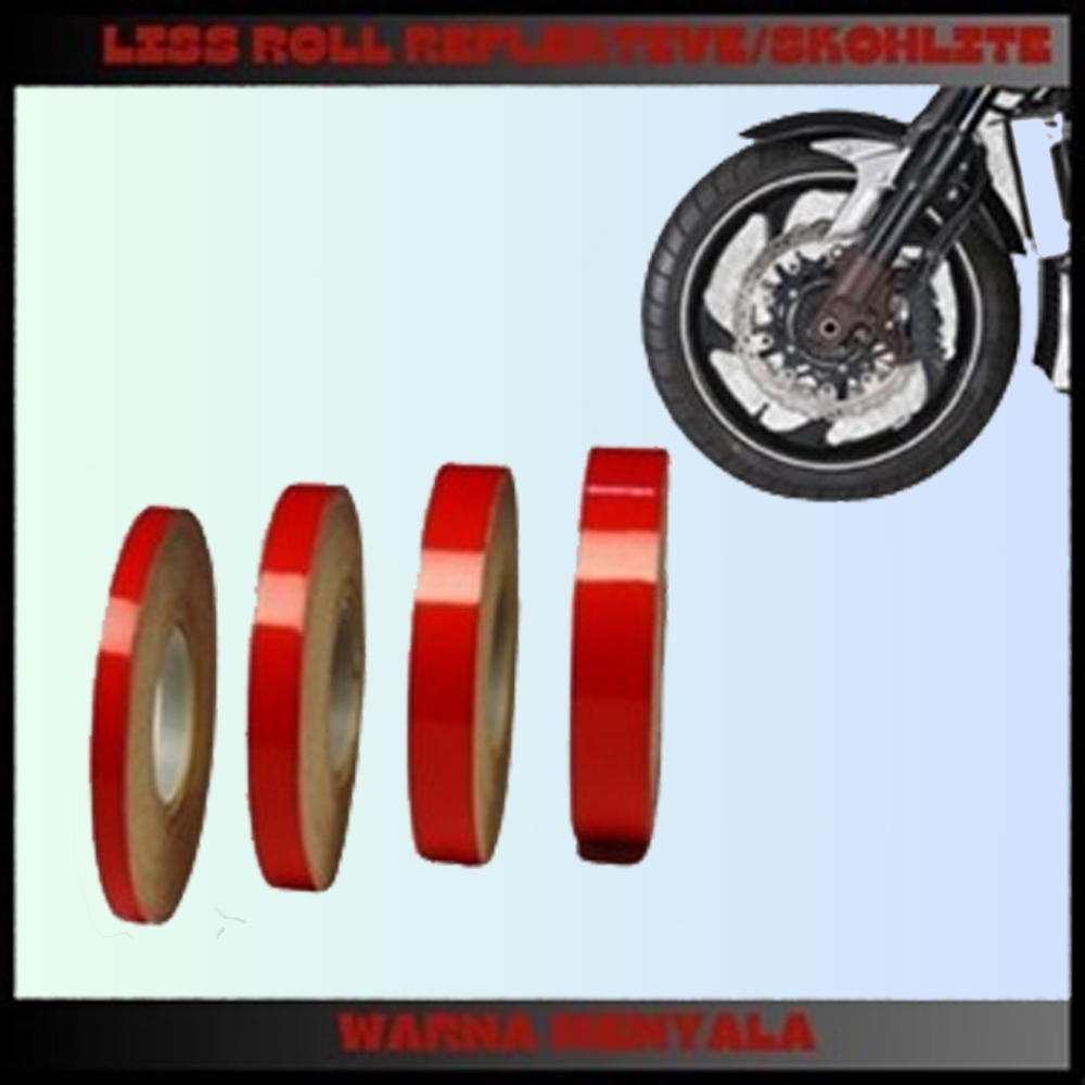 Jual Sticker Stiker Sticker List Velg Roll Gulung Motor Mobil variasi ...