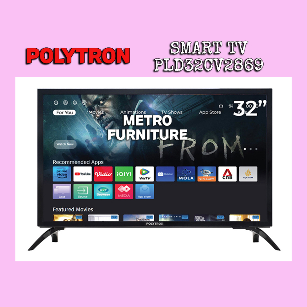 Jual TV POLYTRON 32'' SMART TV YOUTUBE PLD32CV1869 TV LED POLYTRON 32 INCH YOUTUBE PLD32CV1869 ...