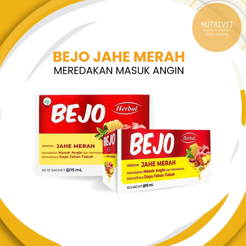 Jual BEJO HERBAL JAHE MERAH 15 ML | Shopee Indonesia