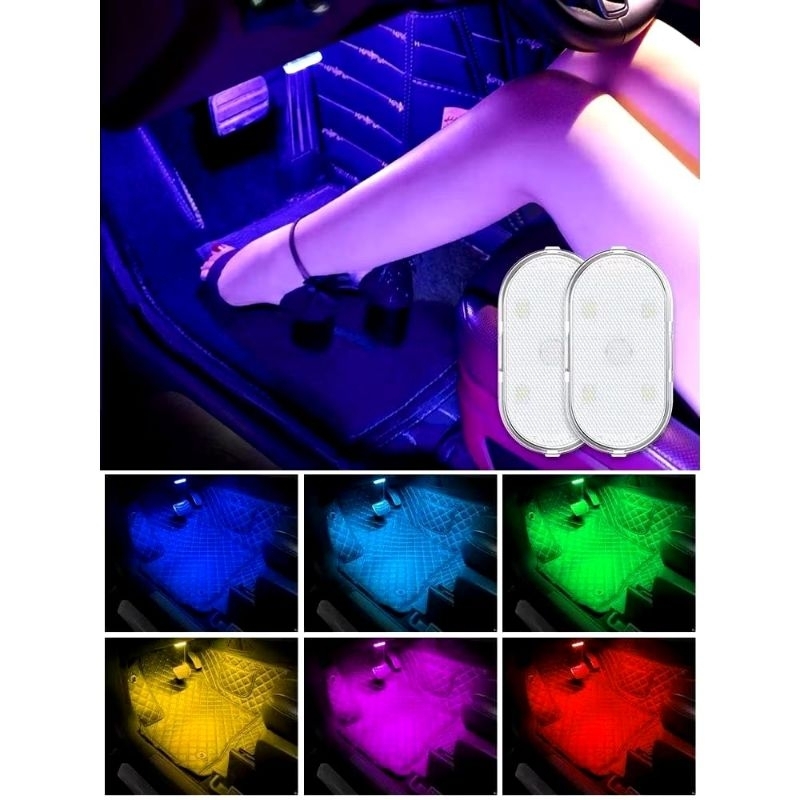 Jual {BG} Lampu Interior Mobil LED Lampu Kolong Motor Tanpa Kabel Lampu ...
